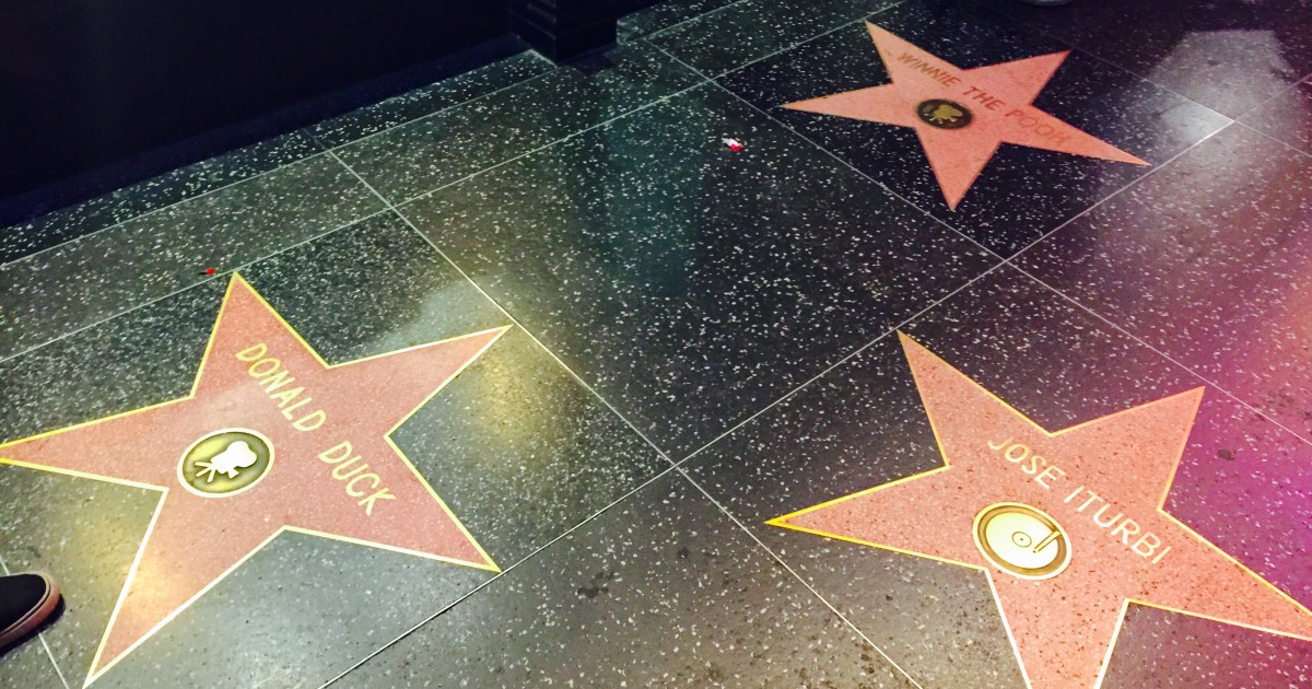 28 mars 1960 - Attribution de la première étoile du Walk of Fame ...