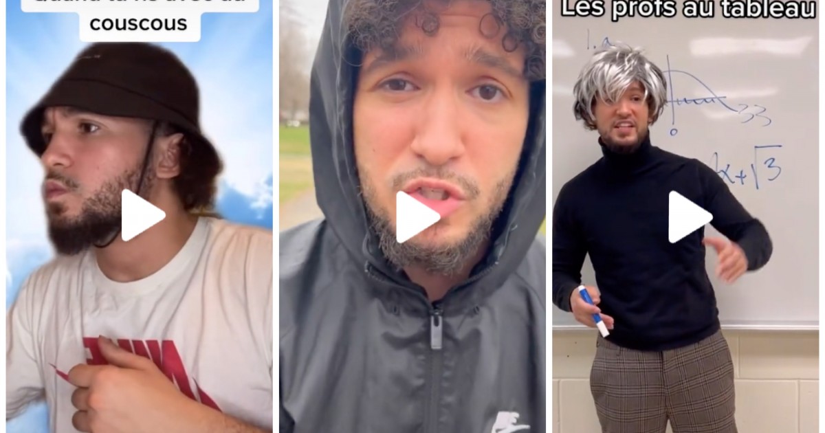 Il fait des vidéos en français… avec un soupçon d’arabe et de créole ...