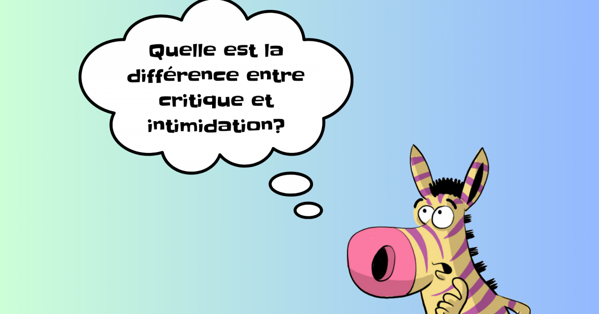 Quelle est la différence entre critique et intimidation? | Articles ...