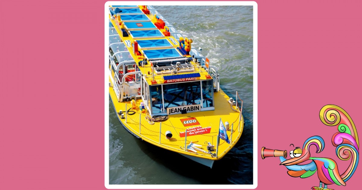 Un bateau LEGO vogue à Paris! | Articles | Les as de l'info