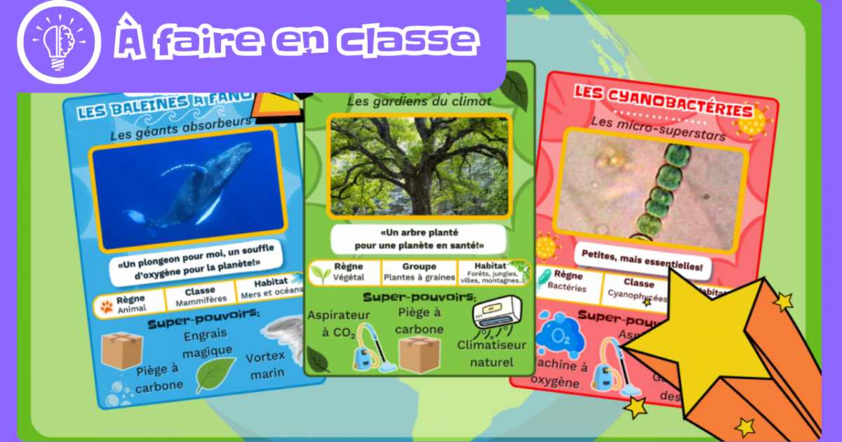 Activité pédagogique: Des superhéros pour la planète! | Articles | Les ...